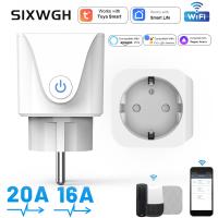 China 20A Heavy Duty Smart WiFi Plug with 4400W Max Power and PC Fire-Retardant for Water Heater and AC for sale