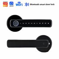 China Anti Peeping Smart Home Security Package Fingerprint Door Lock For Bedroom Office for sale