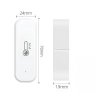 China Tuya ZigBee Smart Indoor Outdoor Thermometer Hygrometer Bluetooth Sensor Moldproof for sale