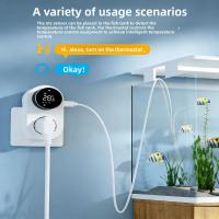 China Smart WiFi Thermostat with 16A High Load, Voice Control & LED Knob Screen for Easy Temperature Management for sale