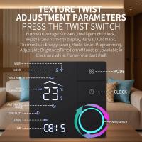 China WiFi Knob Thermostat: Voice/App/Weekly Program, Child Lock, 16A for sale
