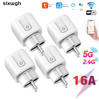 China EU Smart Plug Pro with Real-Time Energy Monitor, Dual-Band WiFi, and 16A Max Load for Smart Home Automation for sale