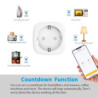 China EU Smart Plug Pro with Real-Time Energy Monitor, Dual-Band WiFi, and 16A Max Load for Smart Home Automation for sale