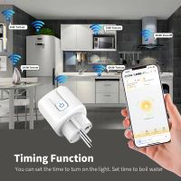 China EU Smart Plug Pro with Real-Time Energy Monitor, Dual-Band WiFi, and 16A Max Load for Smart Home Automation for sale