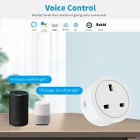 China UK Smart Plug: Voice/App Control, 16A, Dual‑Band WiFi, Energy Monitor for sale