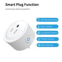 China US-to-Universal Smart Plug with 20A High Capacity WiFi Remote Control and Voice Control for Smart Home Automation for sale