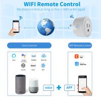 China US-to-Universal Smart Plug with 20A High Capacity WiFi Remote Control and Voice Control for Smart Home Automation for sale