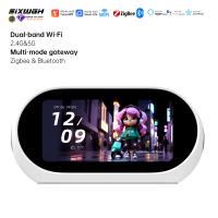 China AI Desktop Hub 5S: 5-inch Touchscreen Smart Home Control Panel with Multi-mode Gateway and IR Blaster for sale