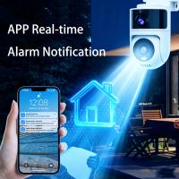 China Tuya 4MP Dual‑Lens WiFi Camera: PTZ, Human Detect, IP65, 2.4/5G for sale