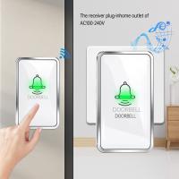 China Wireless Doorbell: Self-Powered, 38 Ringtones, 4 Volume, US/UK/EU Plug for sale