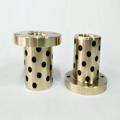 China Flanging Sleeve Shoulder Type Oil Free Bushing Self Lubricating for sale
