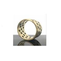 China Self Lubricated Embedded Bronze Graphite Bushing C86300 Alloy for sale