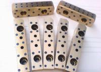 China Solid Lubricant Cast Bronze Bearings Silde Block With Immediate Running Velocity for sale