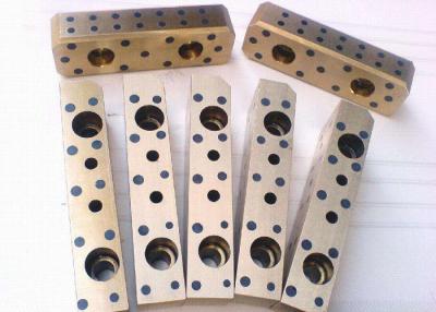 China Solid Lubricant Cast Bronze Bearings Silde Block With Immediate Running Velocity for sale