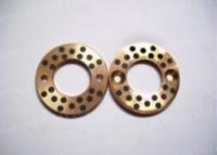 China Copper Cast Bronze BearingsThrust Washer With Solid Lubricant Plugs for sale