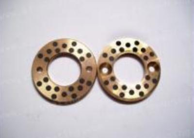 China Copper Cast Bronze BearingsThrust Washer With Solid Lubricant Plugs for sale