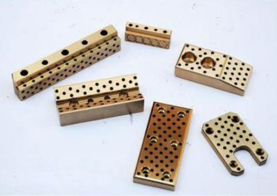 China Tin - Copper Cast Bronze Bearings Slide Block Anti Abrasion For Transportation Machines for sale