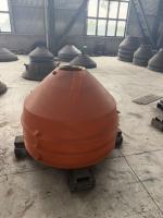 China Mantle Cone Liner Replacement Parts Mn13Cr2 High Manganese Steel  For Mining for sale