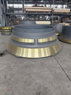 China Steel Cone Crusher Mantle Mn13Cr2 Manganese Bowl Liner Replacement Parts for sale