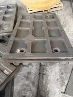 China Mechanical Jaw Plate Crusher Wearing Plate Dynamic Moving  Jaw Machinery Parts for sale