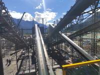 China Aggregate Production Belt Conveyors Heavy Duty Conveyor Systems For Sand Gravel for sale