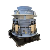 China HP200 Multi Cylinder Hydraulic Cone Crusher Cone Crusher With 186mm Max Feed Size for sale