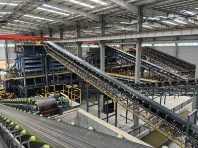 China Heavy Duty Belt Conveyor Systems for Sand and Gravel Aggregate Plants Customizable Conveyor for sale