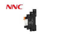 China NNC Relay Socket P41F05-E-24V 8A Guide rail mounting type suitable for NNC41 slim relay for sale