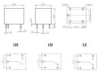 China NNC sugar cube miniature PCB relay NNC66A( T73 ) sugar cube 5A 7A 10A electromagnetic relay 12V for welding machine for sale