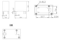 China Clion NNC69D 32F miniature pcb relay with 10A Switching Capability 12 volt pcb relay for Industrial Control for sale