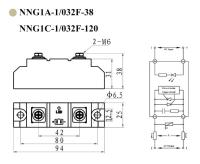 China Clion NNG1A HHG1C single phase industrail control SSR with 40-1200VAC output and load current up to 400A for sale