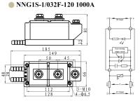 China Clion NNG1S HHG1S single phase industrail control SSR with 60-1200VAC output and load current up to 1000A for sale