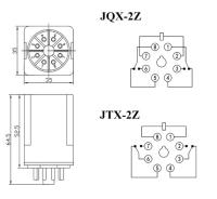 China NNC Clion power relay HHC70A NNC70A(JQX-10F) 2Z 3Z 8pins 11pins dpdt safety relay for sale