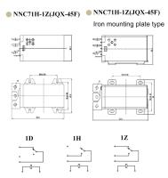 China Clion NNC Power Relay NNC71H-1Z(JQX-45F) screw type 40A 50A black Epoxy for sale