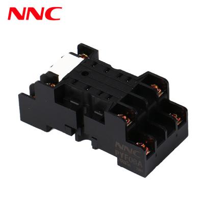 China NNC Clion relay socket PYF08A PYF08A-E PYF08A1 PYF08A-E2 PYF08A3 for NNC68B series relay MY2 MY3 HH54 for sale