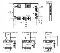 China Clion NNT3 HHT3 Full-isolated three-phase 0-5V DC 0-10V DC control solid state regulator for sale