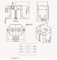 China NNC New Energy Relay NN82B 150-300A high load current for Charging Pile, Energy Storage, Electric Vehicle for sale