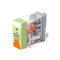 China NNC Miniature PCB Transparent Relay NNC69KTL Relay with LED Indicator and lockable test button for sale