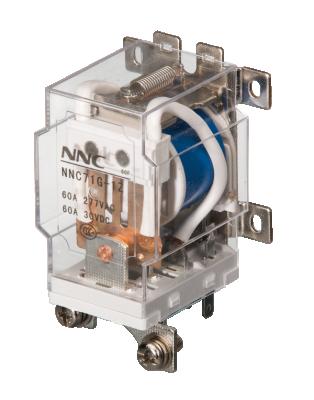 China NNC 28VDC 60A JQX-60F Power Relay NNC71G High DC Voltage Relay for Car Charging pile Solar Energy for sale