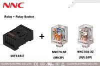 China NNC Relay Socket 10F11B-E Series applied for MK-3P for sale