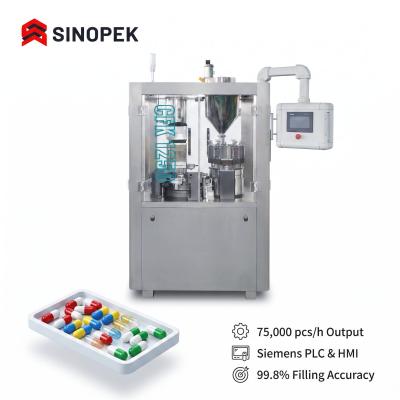 China CFK-1250C Automatic Capsule Filling Machine | 75,000 pcs/h | GMP Compliant for sale