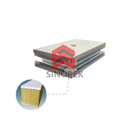 China Handmade Gypsum Rockwool Cleanroom Panel | Single/Double Sided | Class A Fireproof for sale