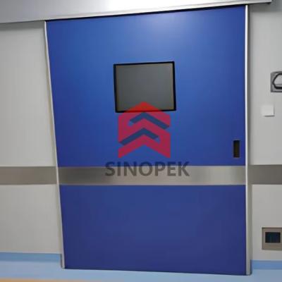 China Electric Airtight Sliding Cleanroom Door | Space-Saving | GMP Standard for sale