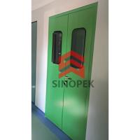 China Steel Airtight Cleanroom Door — Double-Sided Finish | GMP Standard for sale