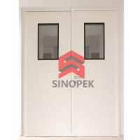 China Steel Double Door | Galvanized Powder-Coated | Cleanroom Grade for sale