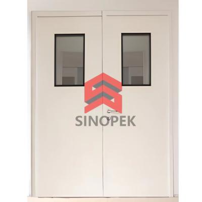 China Steel Double Door | Galvanized Powder-Coated | Cleanroom Grade for sale