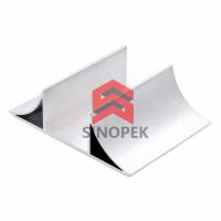 China Double R-Groove Aluminum Profile | Arc Transition Connection | Cleanroom Grade for sale