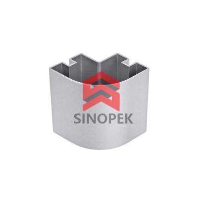 China Outer Arc Aluminum Profile for Handmade Panels | Cleanroom Corner Trim | GMP Grade for sale