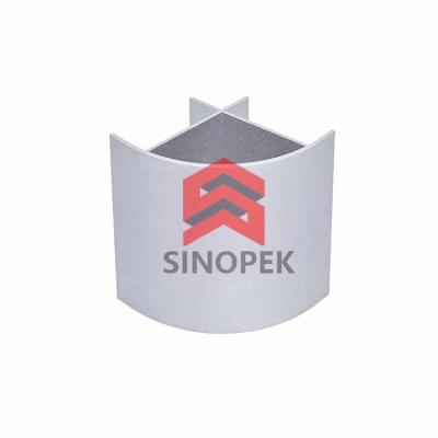 China Outer Arc Aluminum Profile | Cleanroom Corner Trim | GMP Grade for sale