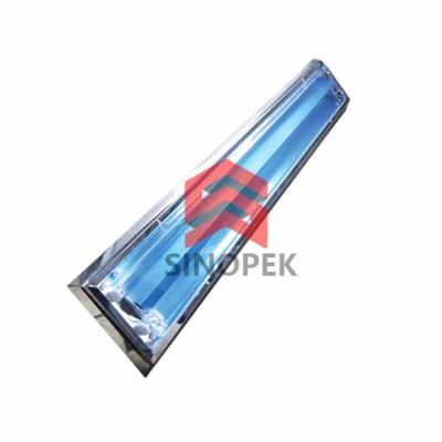 China Stainless Steel Beveled Purification Lamp | Cleanroom Lighting | GMP Grade for sale
